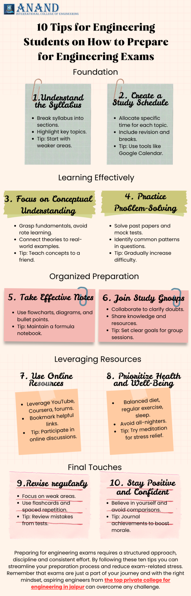 Tips for Engineering Students on How to Prepare for Engineering Exams