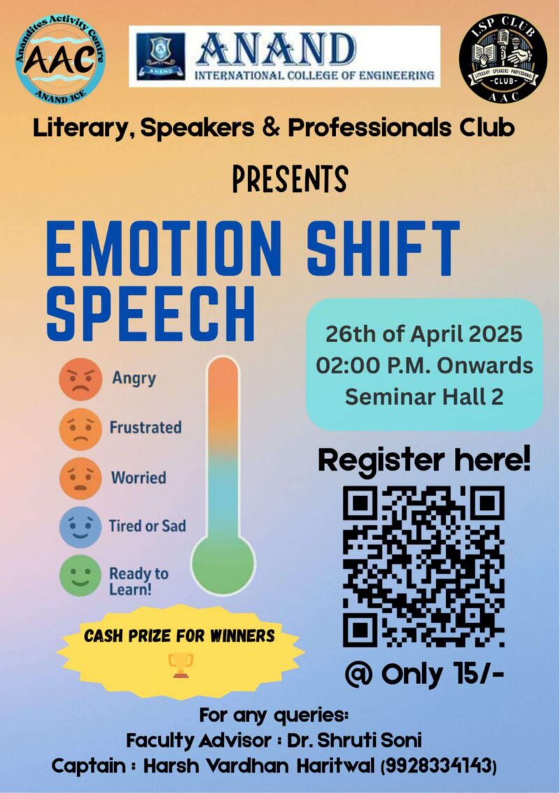 “Emotion Shift Speech” – LSP Club
